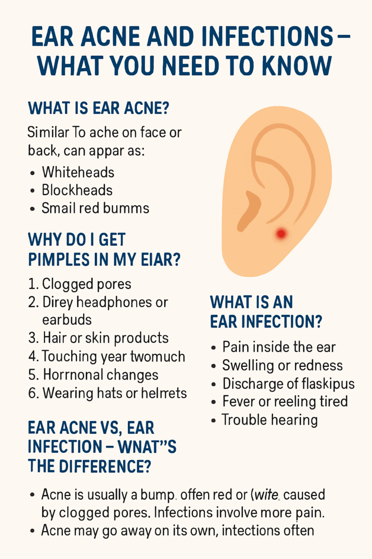 Ear Acne and Ear Infections – What You Need to Know - BDAILY