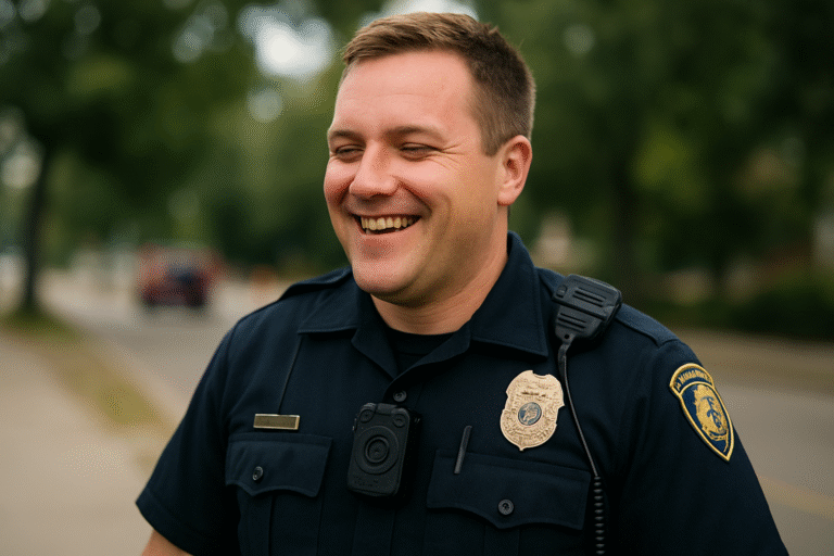 The Policeman Was Taken Away and Forgot That There Was a Camera When He ...