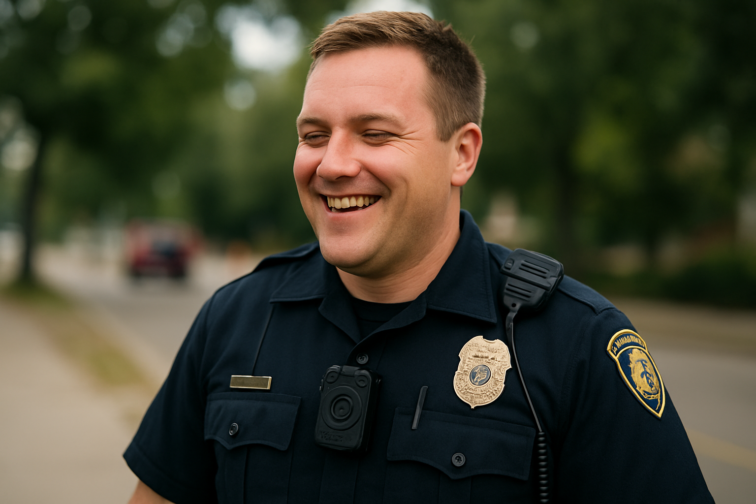 The Policeman Was Taken Away and Forgot That There Was a Camera When He ...